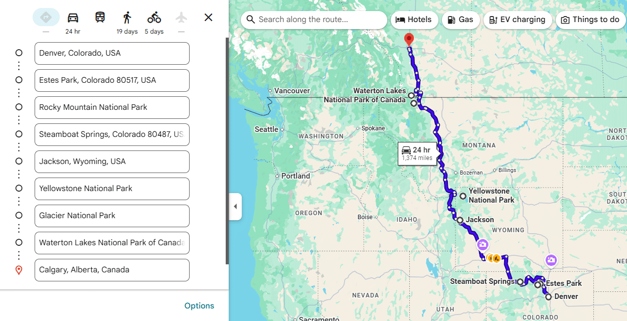 Mountain Adventure Drive: National Parks & Hidden Towns - English